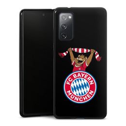DeinDesign Galaxy S20 FE 5G Handy Silikon H&uuml;lle Case schwarz Handyh&uuml;lle Fc Bayern M&uuml;nchen Official Licensed Product Bernie