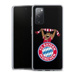 DeinDesign Galaxy S20 FE Handy Silikon H&uuml;lle Case transparent Handyh&uuml;lle Fc Bayern M&uuml;nchen Official Licensed Product Bernie Silikon Case