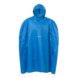 Vaude Poncho 'Grody II' Jungen Größe 152 blau / offwhite