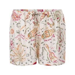 Hunkem&ouml;ller Hunkem&ouml;ller Pyjamashorts Damen Gr&ouml;&szlig;e XL dunkelgr&uuml;n / dunkelorange / dunkelpink / offwhite Winterkleid
