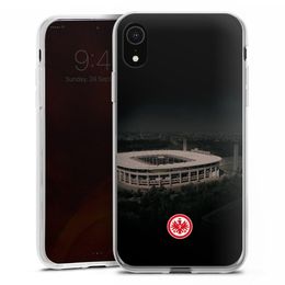 DeinDesign iPhone Xr Handy Silikon H&uuml;lle Case transparent Handyh&uuml;lle Stadium Official Licensed Product Eintracht Frankfurt Silikon Case