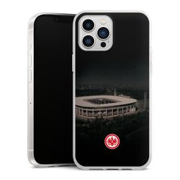 DeinDesign iPhone 13 Pro Max Handy Silikon H&uuml;lle Case transparent Handyh&uuml;lle Stadium Official Licensed Product Eintracht Frankfurt Silikon Case