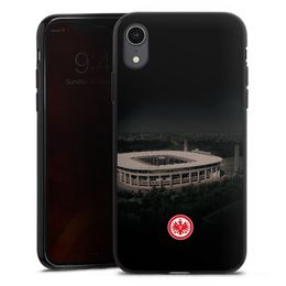 DeinDesign iPhone Xr Handy Silikon H&uuml;lle Case schwarz Handyh&uuml;lle Stadium Official Licensed Product Eintracht Frankfurt