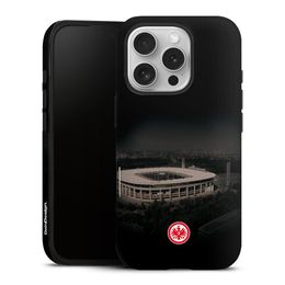 DeinDesign iPhone 16 Pro Handy Panzer Handyh&uuml;lle robuste Outdoor H&uuml;lle Schutzh&uuml;lle matt Stadium Official Licensed Product Eintracht Frankfurt Tough Case