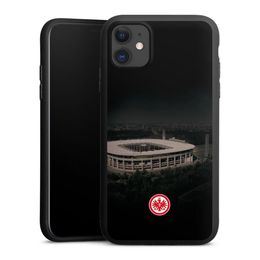 DeinDesign iPhone 11 Handy Premium Silikon H&uuml;lle Handyh&uuml;lle schwarz Case Official Licensed Product Stadium Eintracht Frankfurt Silikon Premium Case