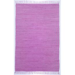Theko Teppich HAPPY COTTON lila
