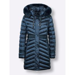Manisa Damen Daunenjacke in Stepp-Qualit&auml;t, rauchblau, Gr&ouml;&szlig;e 50