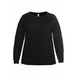 sheego Sweatshirt Damen Gr&ouml;&szlig;e XL schwarz