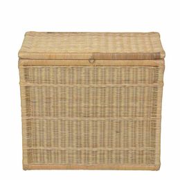 Pharao24.de Wäschesammler in Beige Rattan
