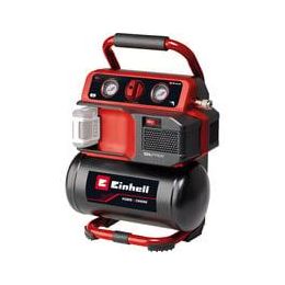 Einhell Power X-Change Akku-Kompressor TE-AC 18/75 Li OF-Solo, 18Volt schwarz/rot, ohne Akku und Ladeger&auml;t