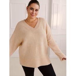Guido Maria Kretschmer Curvy Sweater 'Nuria' female White size 50/52
