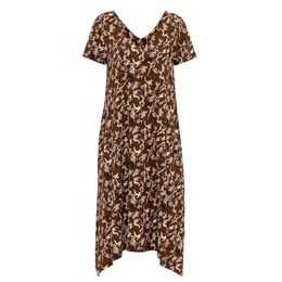 Anou Anou Kleid Damen Größe 36 creme / navy / braun Winterkleid