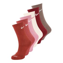 Nike Athletic Socks 'Everyday Plus' male Beige, Pink, Red size S