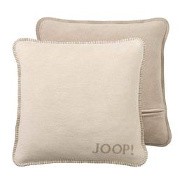 JOOP! Kissenh&uuml;lle Herren Gr&ouml;&szlig;e 50x50 beige