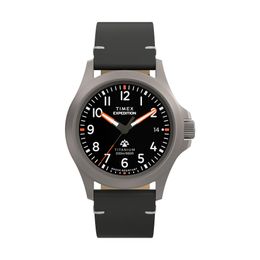 Timex Uhr 'Expedition Titanium' Herren Gr&ouml;&szlig;e One Size schwarz / silber / wei&szlig;