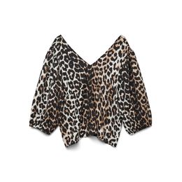 V&eacute;ro Moda VERO MODA Blouse 'VMJosie' female size XL Light brown / Light grey / Black