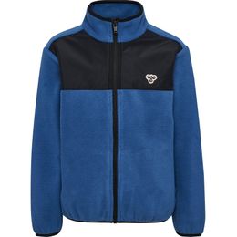 Hummel Fleecejacke Jungen Gr&ouml;&szlig;e 110 blau / schwarz