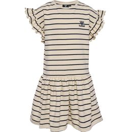 Hummel Kleid 'Ajma' M&auml;dchen Gr&ouml;&szlig;e 152 beige / schwarz