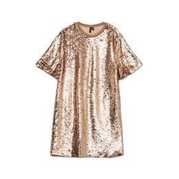 V&eacute;ro Moda Vero Moda Kleid 'VMBlume' Damen Gr&ouml;&szlig;e 34 bronze Sommerkleid
