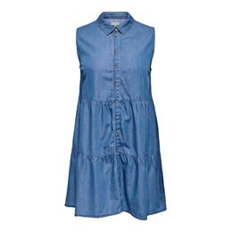 Only Carmakoma Kleid 'CARBea' Damen Gr&ouml;&szlig;e 46 blue denim Winterkleid