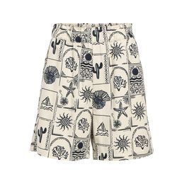 Object Shorts 'OBJEmber' Damen Gr&ouml;&szlig;e 40 sand / marine