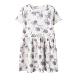 name it Kleid M&auml;dchen Gr&ouml;&szlig;e 116 creme / violettblau