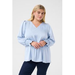 Kaffe Curve Bluse 'KC' Damen Gr&ouml;&szlig;e 6XL hellblau