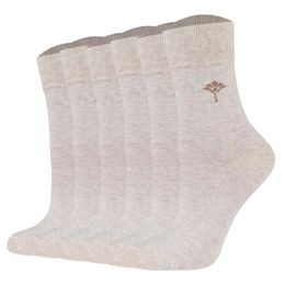 JOOP! Socken Damen Gr&ouml;&szlig;e 35/38 beige / dunkelbeige / naturwei&szlig;