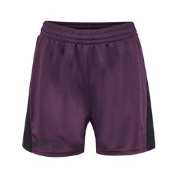 Hummel Sportshorts 'Multi' Damen Gr&ouml;&szlig;e M brombeer / schwarz