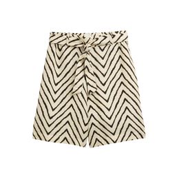 Tom Tailor Shorts Damen Gr&ouml;&szlig;e 46 creme / braun / schwarz
