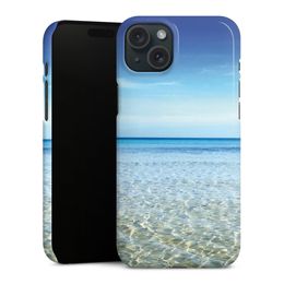 DeinDesign iPhone 15 Plus Handy Premium Case Smartphone Handyh&uuml;lle Schutzh&uuml;lle gl&auml;nzend Urlaub Sky Ocean Premium Case