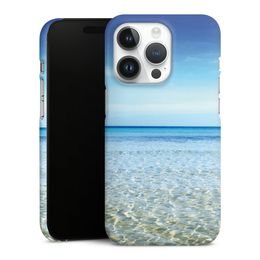 DeinDesign iPhone 14 Pro Handy Premium Case Smartphone Handyh&uuml;lle Schutzh&uuml;lle matt Urlaub Sky Ocean Premium Case
