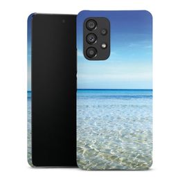 DeinDesign Galaxy A53 5G Handy Premium Case Smartphone Handyh&uuml;lle Schutzh&uuml;lle matt Sky Ocean Urlaub Premium Case