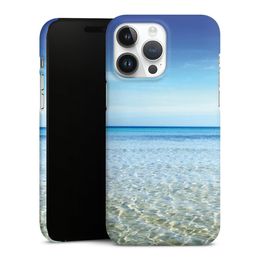 DeinDesign iPhone 14 Pro Max Handy Premium Case Smartphone Handyh&uuml;lle Schutzh&uuml;lle matt Urlaub Sky Ocean Premium Case