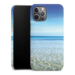 DeinDesign iPhone 12 Pro Max Handy Premium Case Smartphone Handyh&uuml;lle Schutzh&uuml;lle matt Urlaub Sky Ocean Premium Case