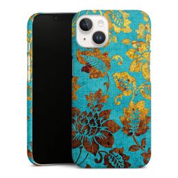 DeinDesign iPhone 14 Handy Premium Case Smartphone Handyh&uuml;lle Schutzh&uuml;lle matt Flowers Vintage Ornament Premium Case