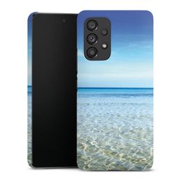 DeinDesign Galaxy A53 5G Handy Premium Case Smartphone Handyh&uuml;lle Schutzh&uuml;lle gl&auml;nzend Sky Ocean Urlaub Premium Case