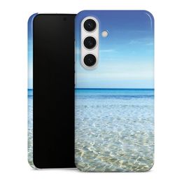 DeinDesign Galaxy S24 Handy Premium Case Smartphone Handyh&uuml;lle Schutzh&uuml;lle gl&auml;nzend Urlaub Sky Ocean Premium Case