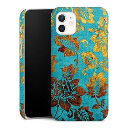 DeinDesign iPhone 12 mini Handy Premium Case Smartphone Handyh&uuml;lle Schutzh&uuml;lle gl&auml;nzend Flowers Vintage Ornament Premium Case