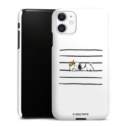 DeinDesign iPhone 11 Handy Premium Case Smartphone Handyh&uuml;lle Schutzh&uuml;lle gl&auml;nzend Snoopy Dog Peanuts Premium Case