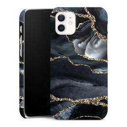 DeinDesign iPhone 12 mini Handy Premium Case Smartphone Handyh&uuml;lle Schutzh&uuml;lle matt Marble Trends Glitzer Premium Case