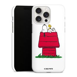 DeinDesign iPhone 15 Pro Max Handy Premium Case Smartphone Handyh&uuml;lle Schutzh&uuml;lle gl&auml;nzend Snoopy Peanuts Official Licensed Product Premium Case