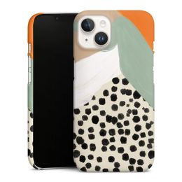 DeinDesign iPhone 14 Handy Premium Case Smartphone Handyh&uuml;lle Schutzh&uuml;lle matt Abstract Boho Kunst Premium Case