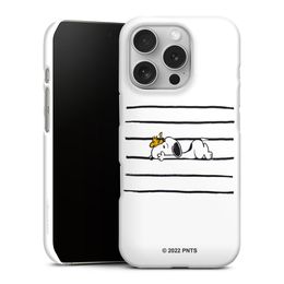 DeinDesign iPhone 16 Pro Handy Premium Case Smartphone Handyh&uuml;lle Schutzh&uuml;lle matt Snoopy Dog Peanuts Premium Case