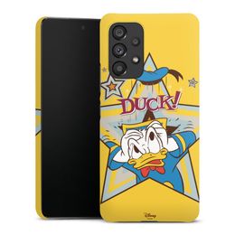 DeinDesign Galaxy A53 5G Handy Premium Case Smartphone Handyh&uuml;lle Schutzh&uuml;lle matt Disney Official Licensed Product Donald Duck Premium Case