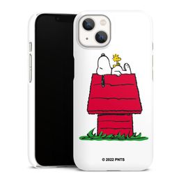 DeinDesign iPhone 13 Handy Premium Case Smartphone Handyh&uuml;lle Schutzh&uuml;lle gl&auml;nzend Snoopy Peanuts Official Licensed Product Premium Case