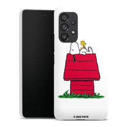 DeinDesign Galaxy A53 5G Handy Premium Case Smartphone Handyh&uuml;lle Schutzh&uuml;lle matt Snoopy Official Licensed Product Peanuts Premium Case