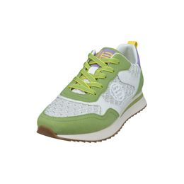 Tt. Bagatt Sneaker Damen Gr&ouml;&szlig;e 39 kiwi / dunkellila / silber / wei&szlig;