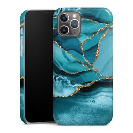 DeinDesign iPhone 12 Pro Handy Premium Case Smartphone Handyh&uuml;lle Schutzh&uuml;lle gl&auml;nzend Marble Gemstone Glitzer Premium Case