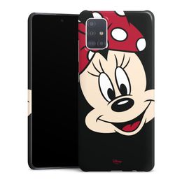DeinDesign Galaxy A51 Handy Premium Case Smartphone Handyh&uuml;lle Schutzh&uuml;lle gl&auml;nzend Disney Minnie Mouse Official Licensed Product Premium Case